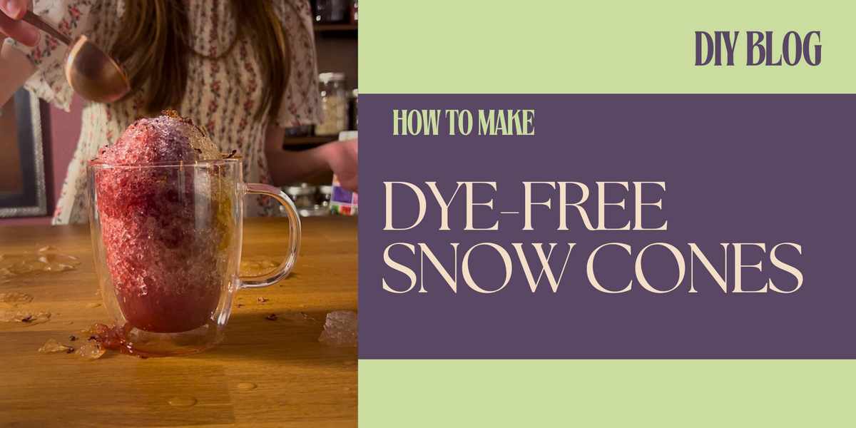 Dye-Free Snow Cones – Herbally Grounded